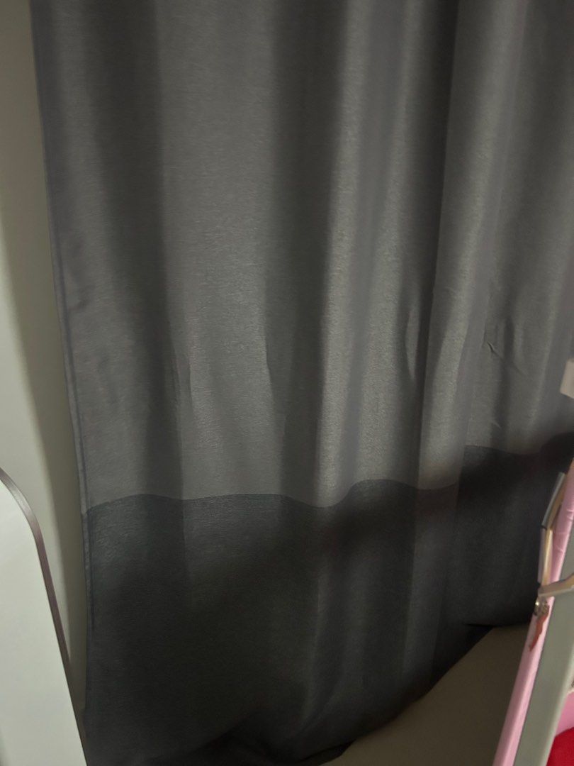 Curtains block out sun, Furniture & Home Living, Home Decor, Curtains ...