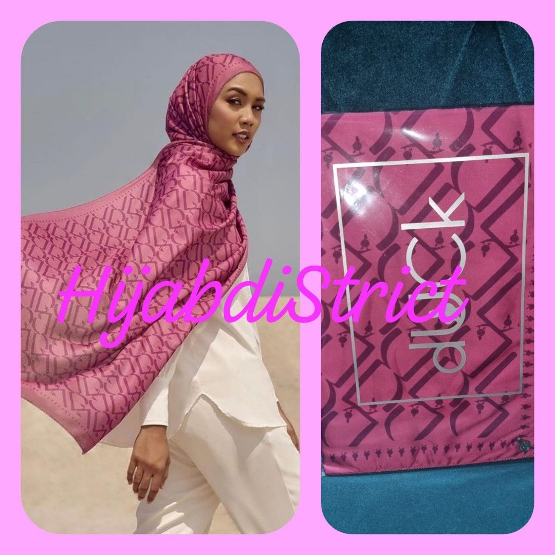 D Monogram DUCk Shawl, Women's Fashion, Muslimah Fashion, Hijabs on ...