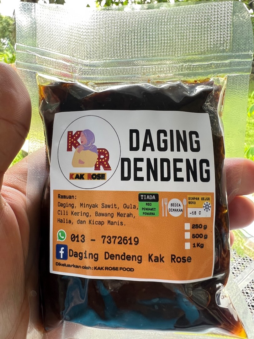 Daging Dendeng Kak Rose, Food & Drinks, Fresh Produce on Carousell