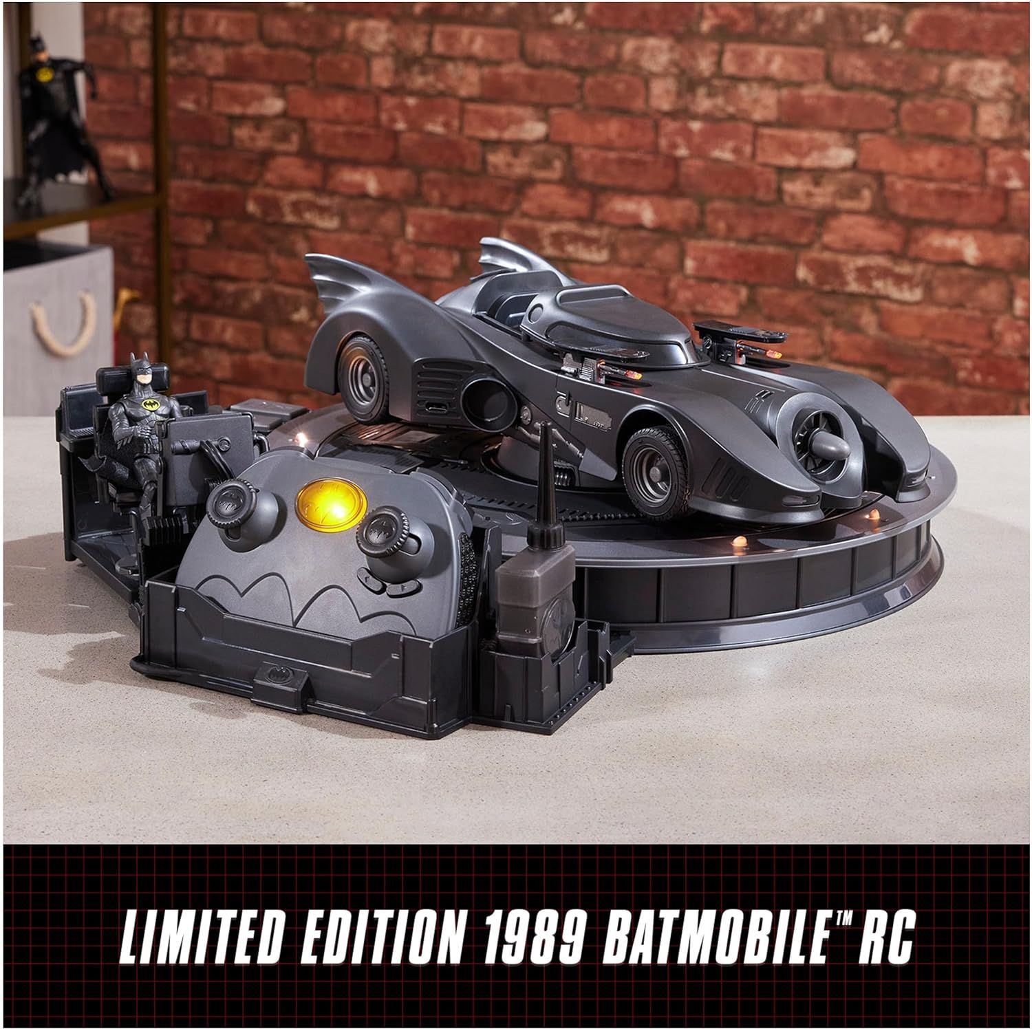 DC Comics, Official 1989 Batmobile RC, Exclusive Batman Figure, Limited ...
