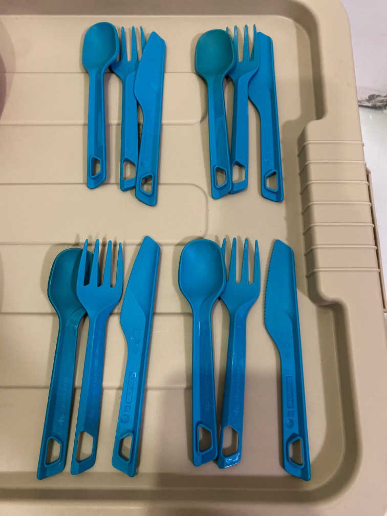 Decathlon Quechua Spoon Fork Knife, Furniture & Home Living ...