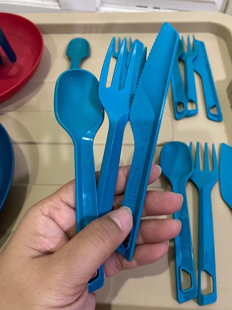 Decathlon Quechua Spoon Fork Knife, Furniture & Home Living ...