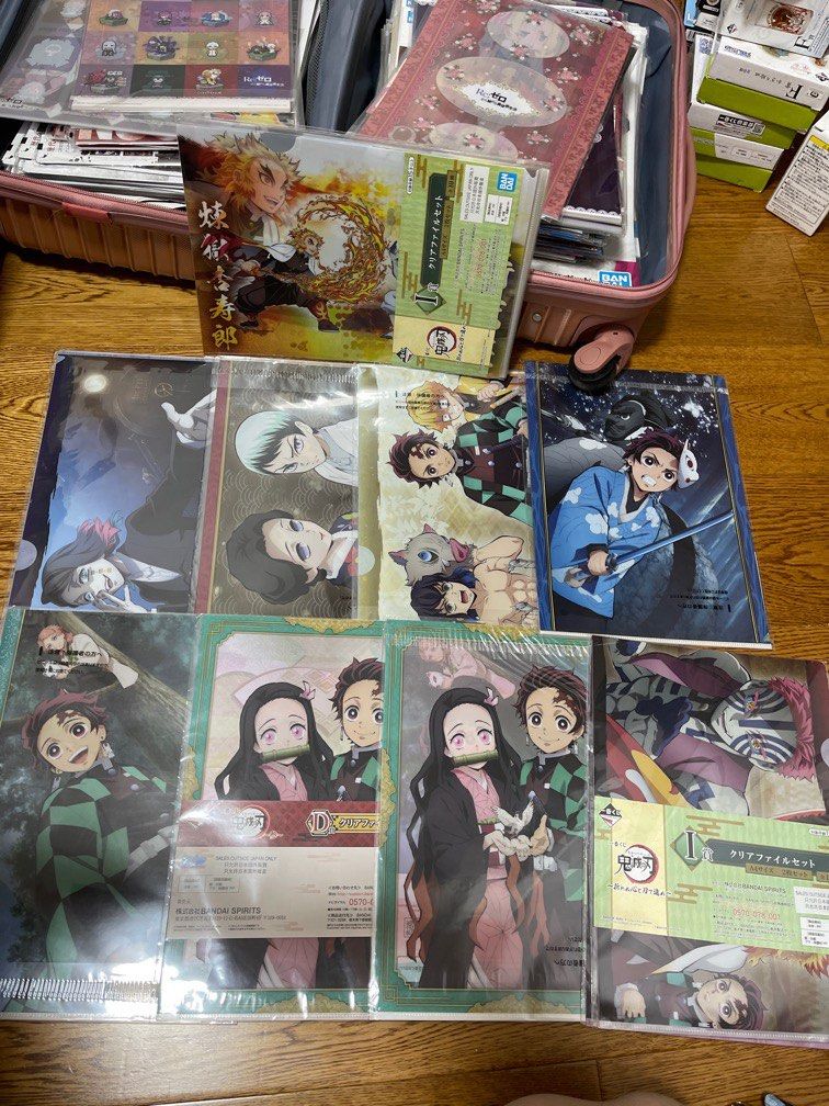 Demon slayer kuji file set rengoku shinobu inosuke tanjiro giyu ...