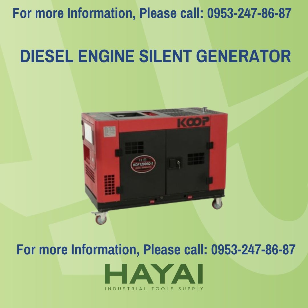 DIESEL ENGINE SILENT GENERATOR, Commercial & Industrial, Construction ...