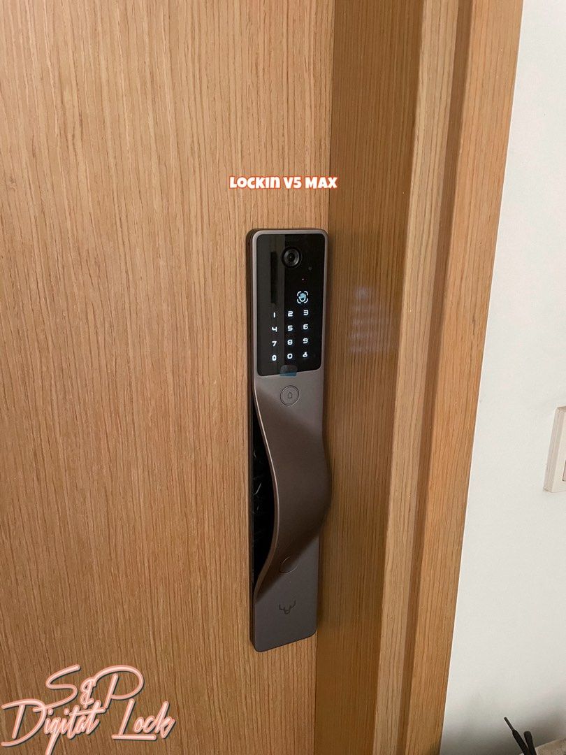 Digital door lock Lockin V5 Max wifi enable, Furniture & Home Living ...
