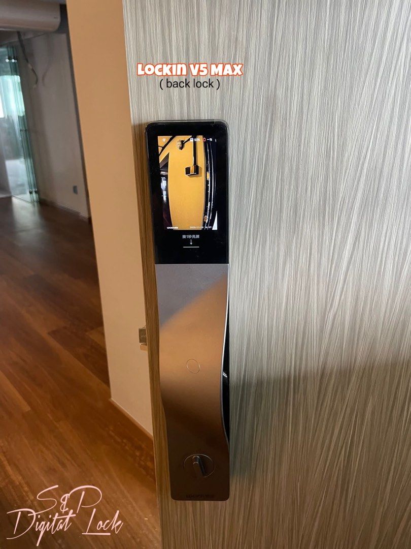 Digital door lock Lockin V5 Max wifi enable, Furniture & Home Living ...
