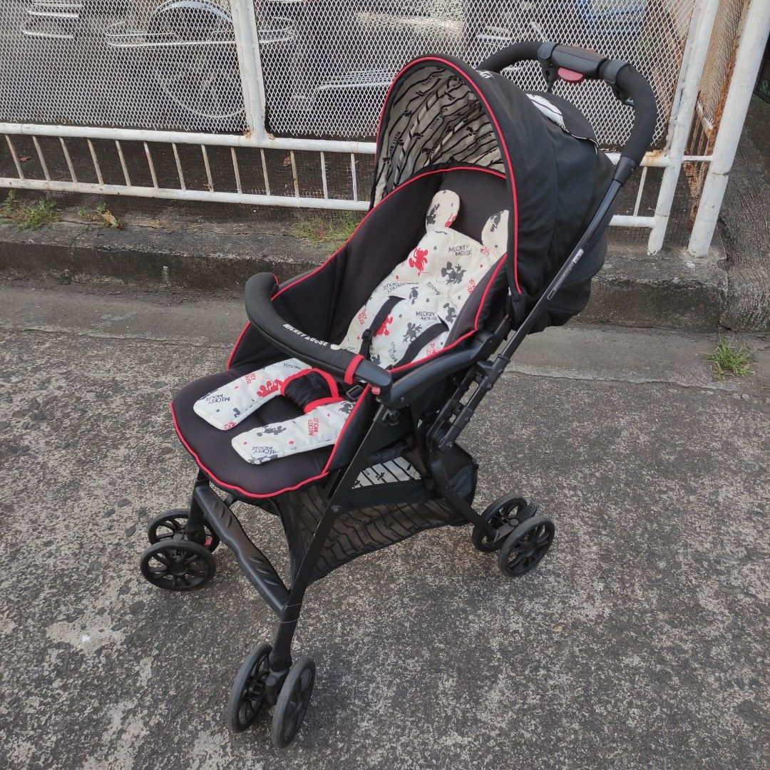 Disney Mickey Stroller, Babies & Kids, Going Out, Strollers on Carousell