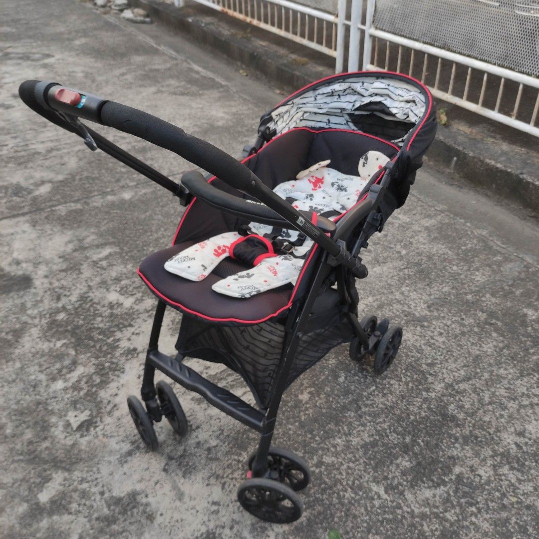 Disney Mickey Stroller, Babies & Kids, Going Out, Strollers on Carousell