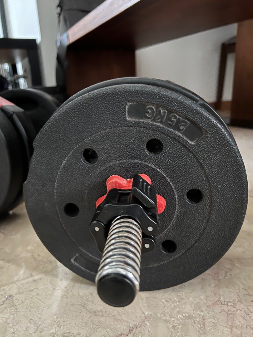 Dumbbells -10 kg x 2, Sports Equipment, Exercise & Fitness, Weights & Dumbbells on Carousell