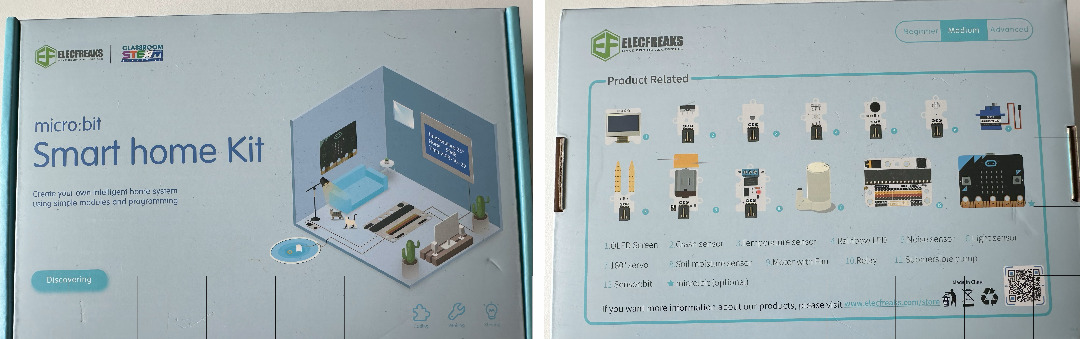 ELECFREAKS micro:bit Smart Home Kit (without micro:bit Board), Hobbies ...