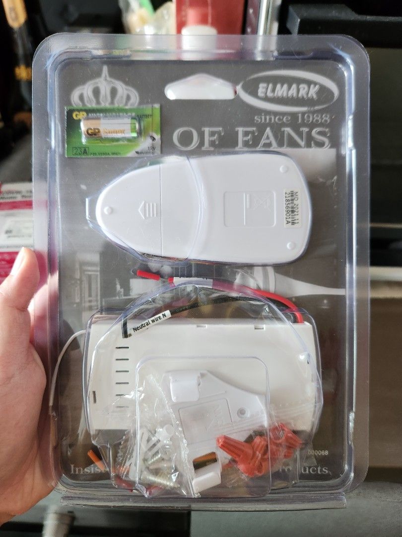 Elmark 3-speed Fan Remote Controller, TV & Home Appliances, Electrical, Adaptors & Sockets on ...