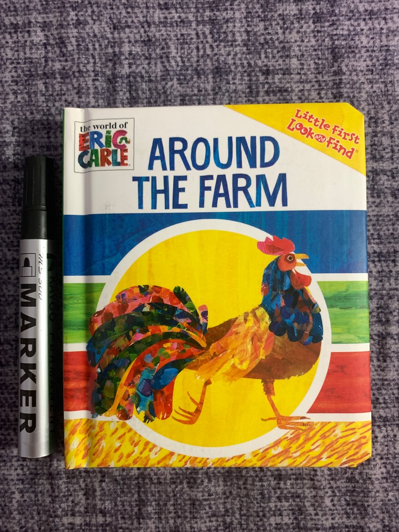 Eric carle around the farm, Hobbies & Toys, Books & Magazines, Children ...