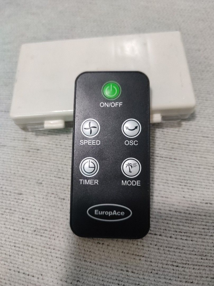 Euroace Tower Fan remote control, Furniture & Home Living, Lighting ...