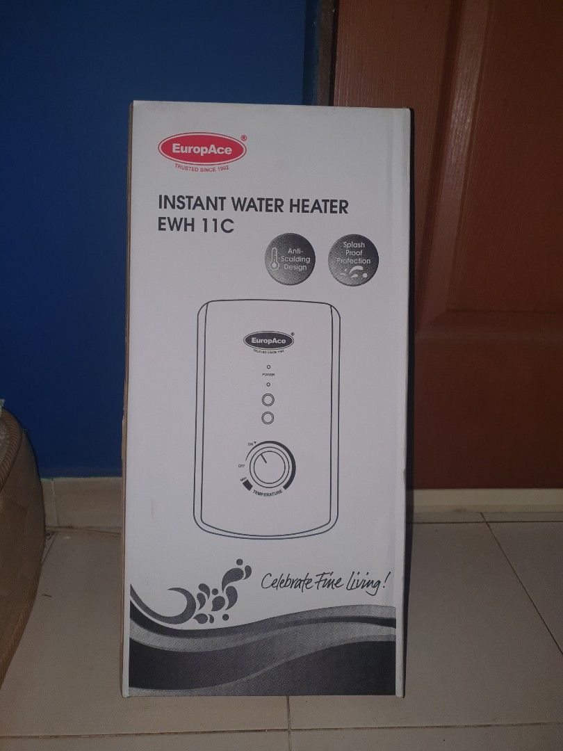EuropAce water heater, Furniture & Home Living, Bathroom & Kitchen ...