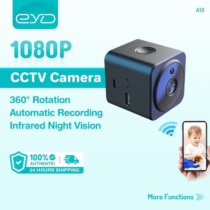 EYD A10 Mini Camera Wireless WIFI CCTV Built-in battery Spy Camera USB ...