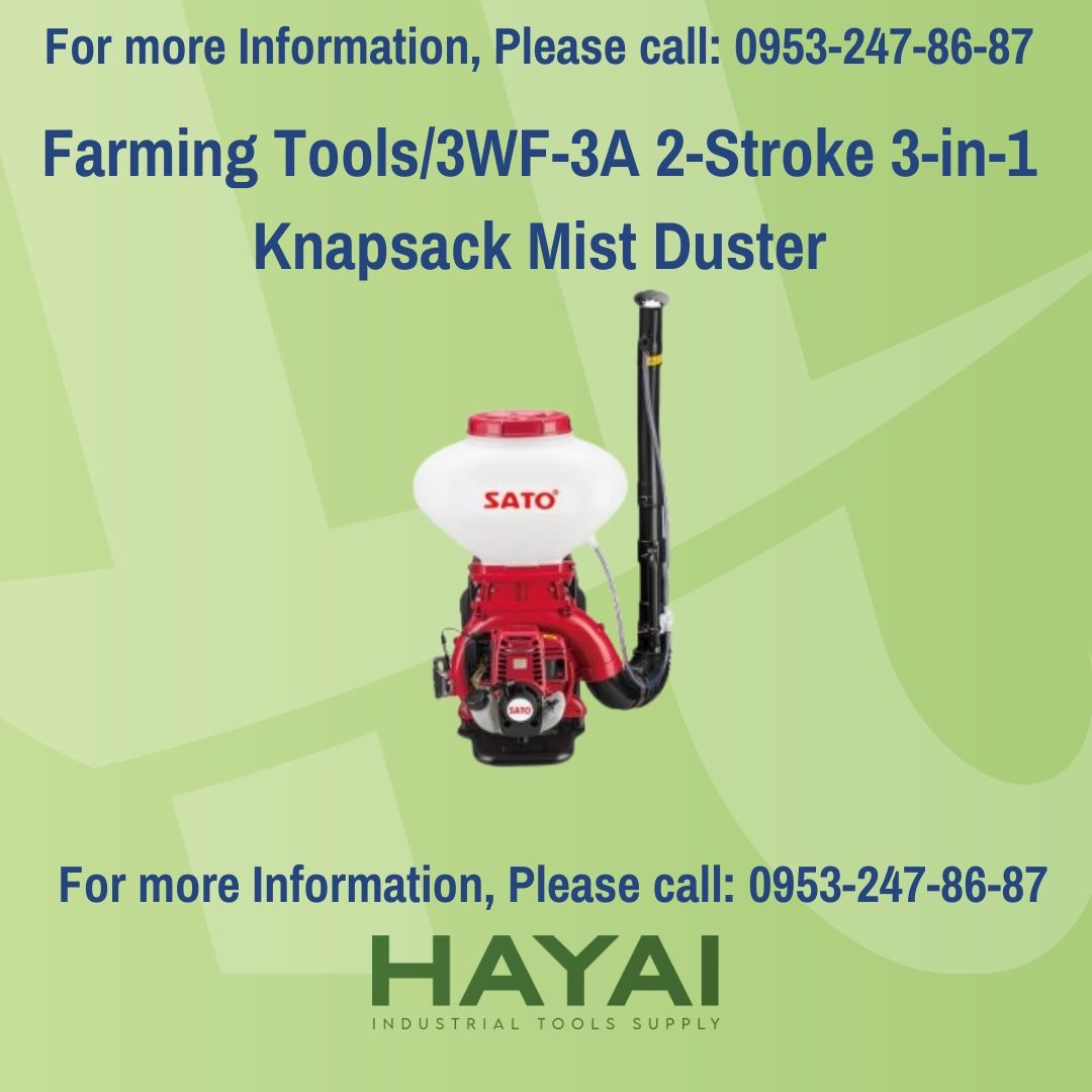 Farming Tools/3WF-3A 2-Stroke 3-in-1 Knapsack Mist Duster, Commercial & Industrial, Construction ...