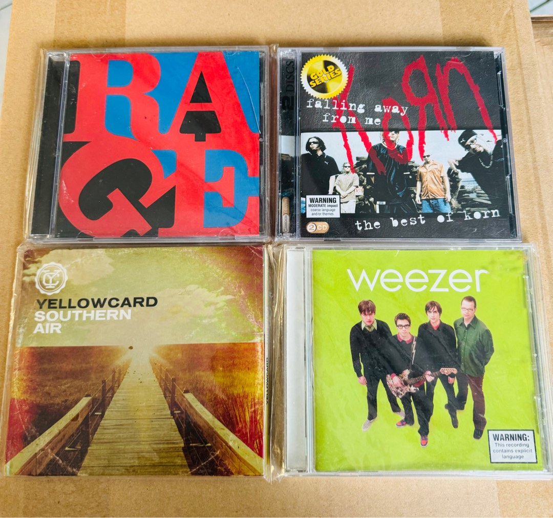 Foreign Rock CD Rage Againts The Machine RATM, Korn, Yellow Card ...