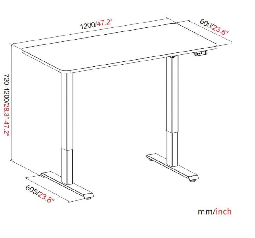 (FREE DELIVERY) Memory Adjustable WFH Study Table / Office Table ...