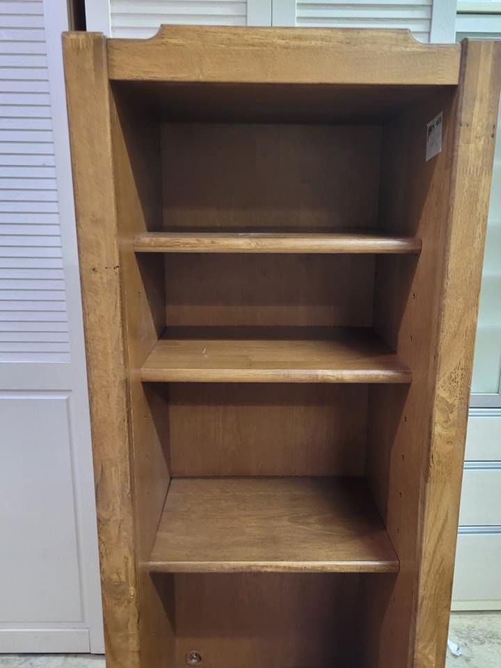 FS: SLIM DISPLAY SHELF *wood *adjustable shelves, Furniture & Home ...