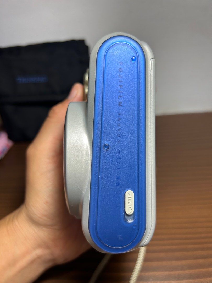 Fujifilm Instax Mini 55 - Blue (Instant Camera / Polaroid Camera ...