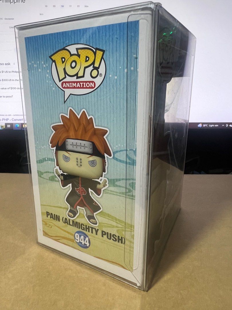 Funko POP NARUTO SHIPPUDEN: PAIN (ALMIGHTY PUSH) GITD CC Exclusive 944 ...