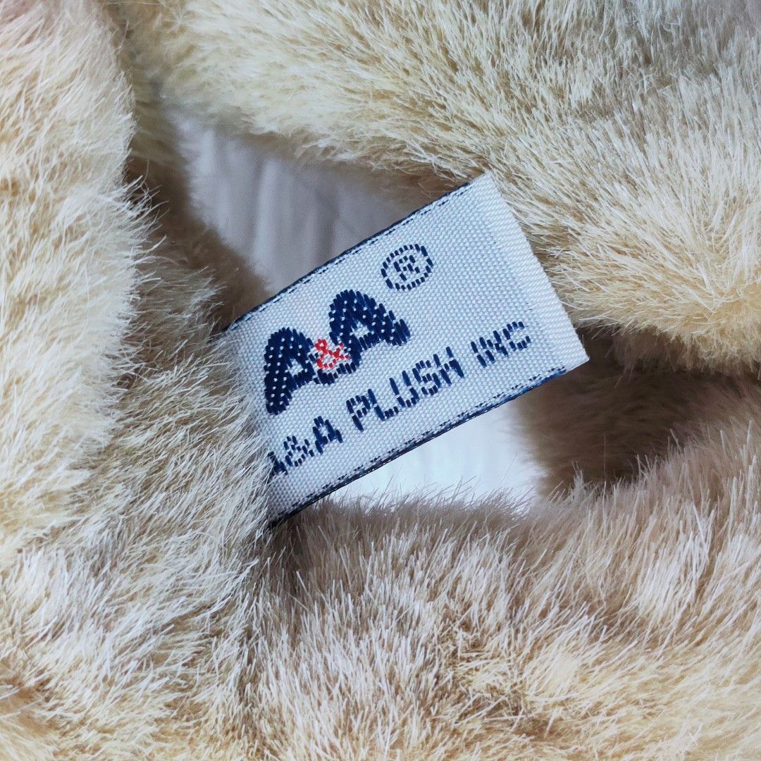 Furry Dog Plush with Velcro (can be attached to Bags/Seatbelts/cribs ...