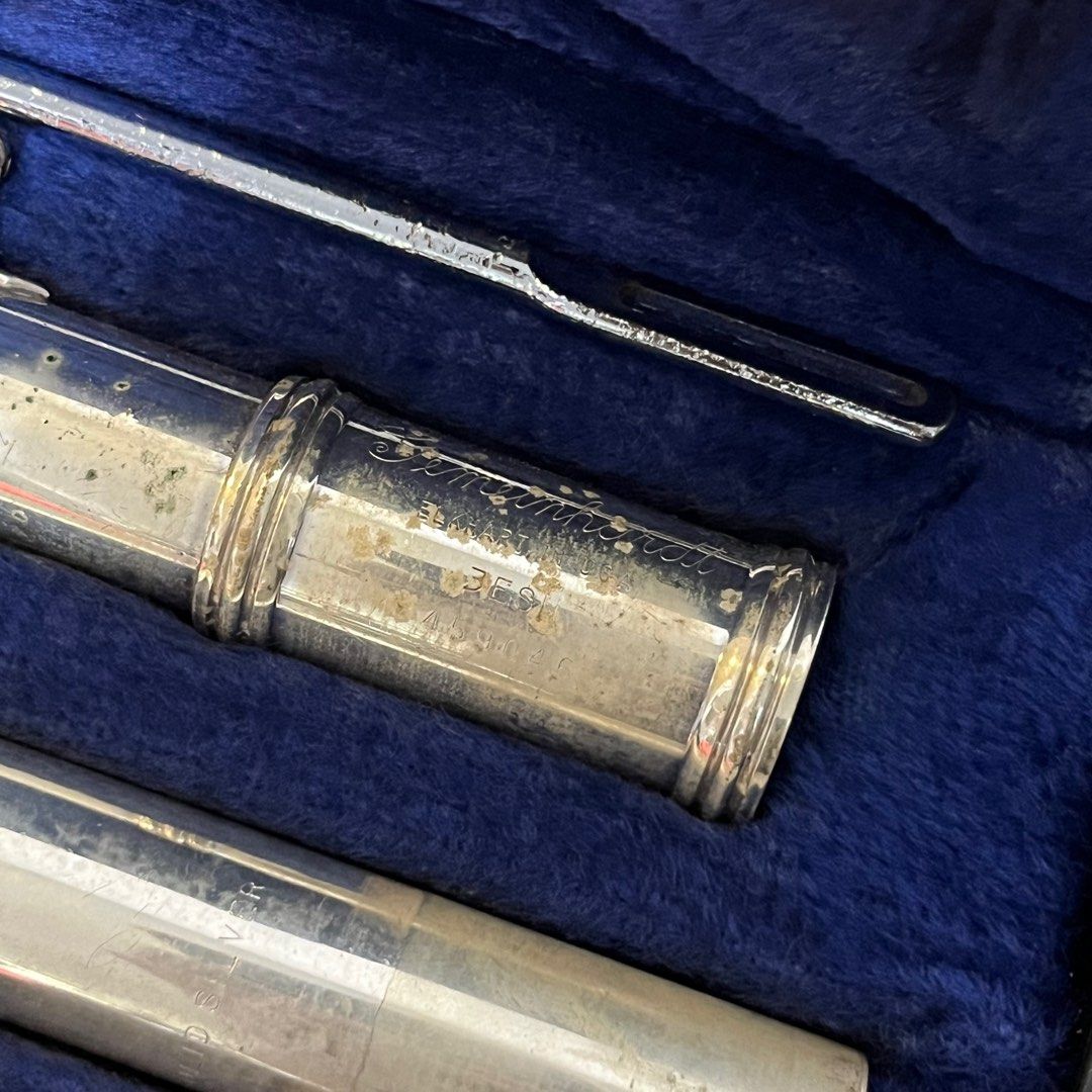 Gemeinhardt 3ESH Solid Silver Head Joint Flute, Hobbies & Toys, Music ...