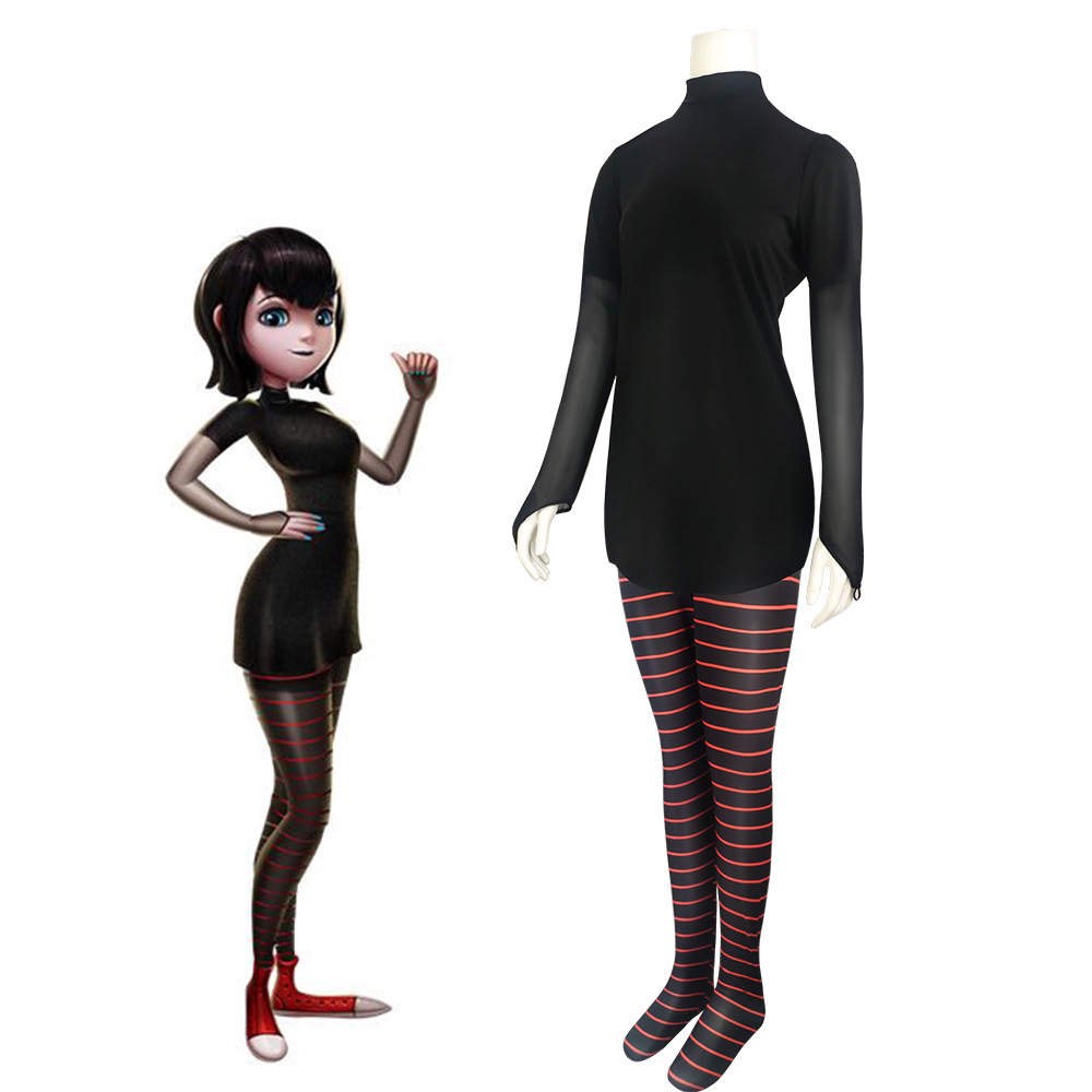 Halloween Mavis Hotel Transylvania Vampire Full Costume Cosplay, Women ...