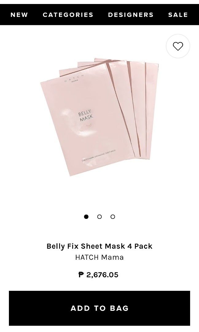 Hatch Mama Belly Mask & Belly Oil Mini Me, Babies & Kids, Maternity ...