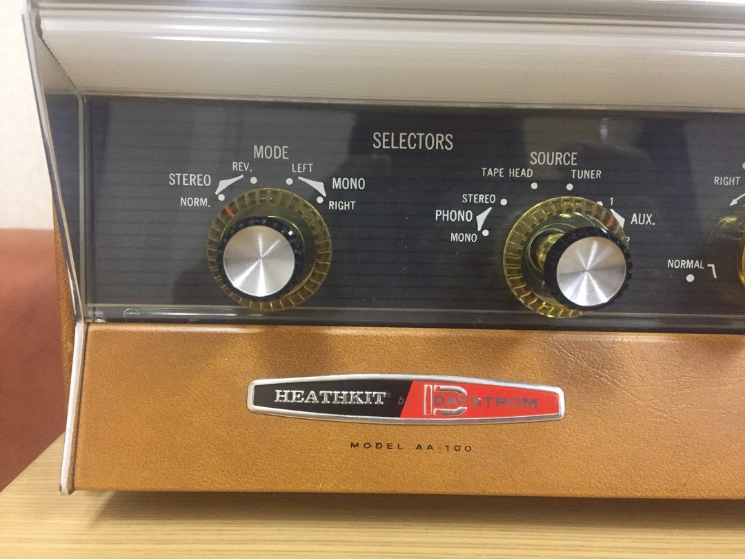 Heathkit AA-100 Vintage Integrated Stereo Tube Amplifier, Audio ...