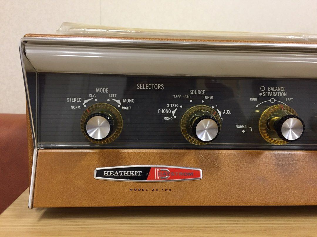 Heathkit AA-100 Vintage Integrated Stereo Tube Amplifier, Audio ...