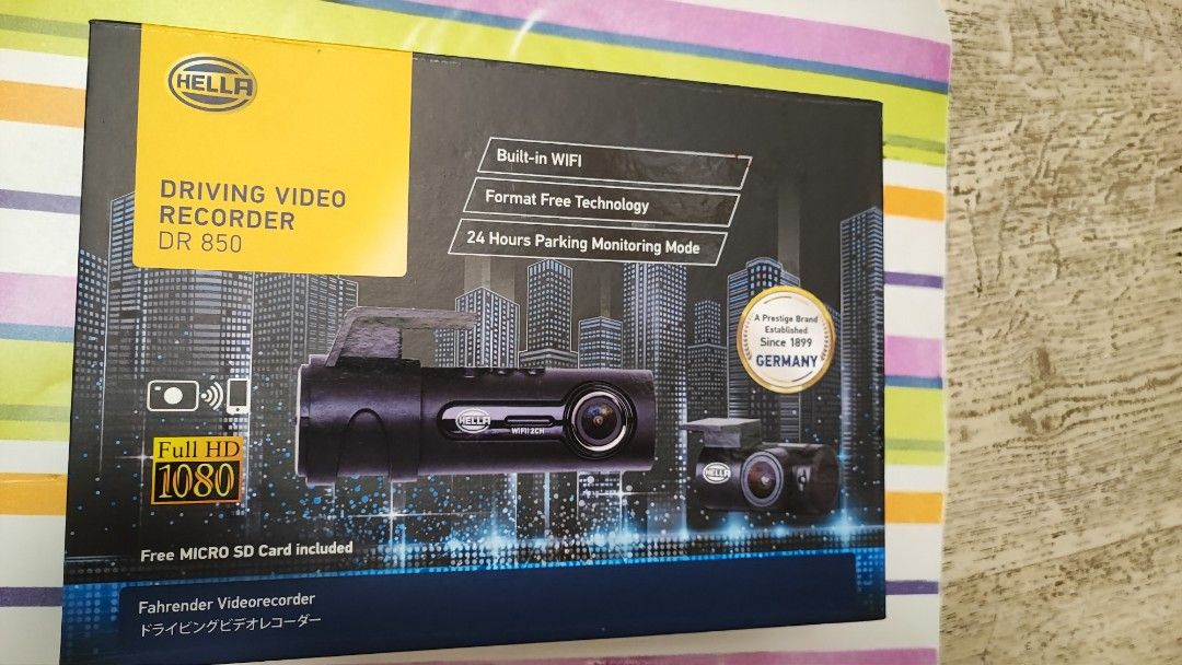 Hella DR850 Dashcam front back car camera, Car Accessories, Accessories ...