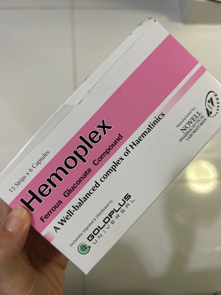 Hemoplex, Health & Nutrition, Health Supplements, Vitamins ...