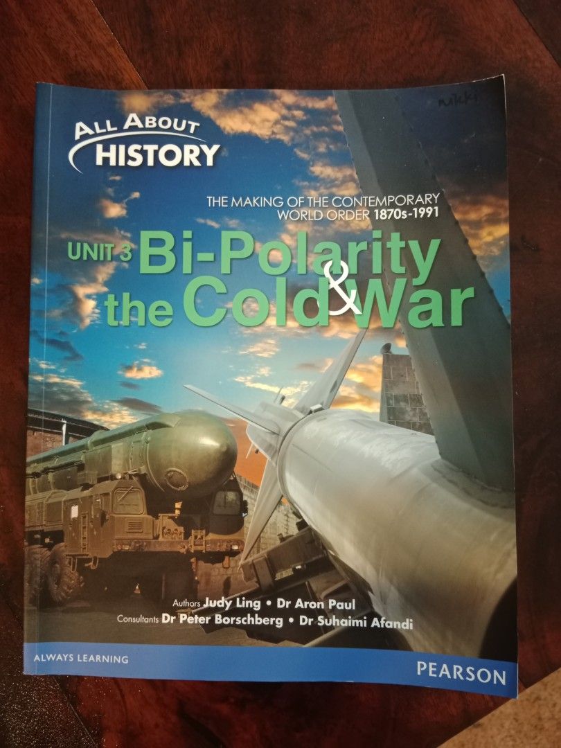 History Textbook - Unit 3 Bi-Polarity & the Cold War, Hobbies & Toys ...