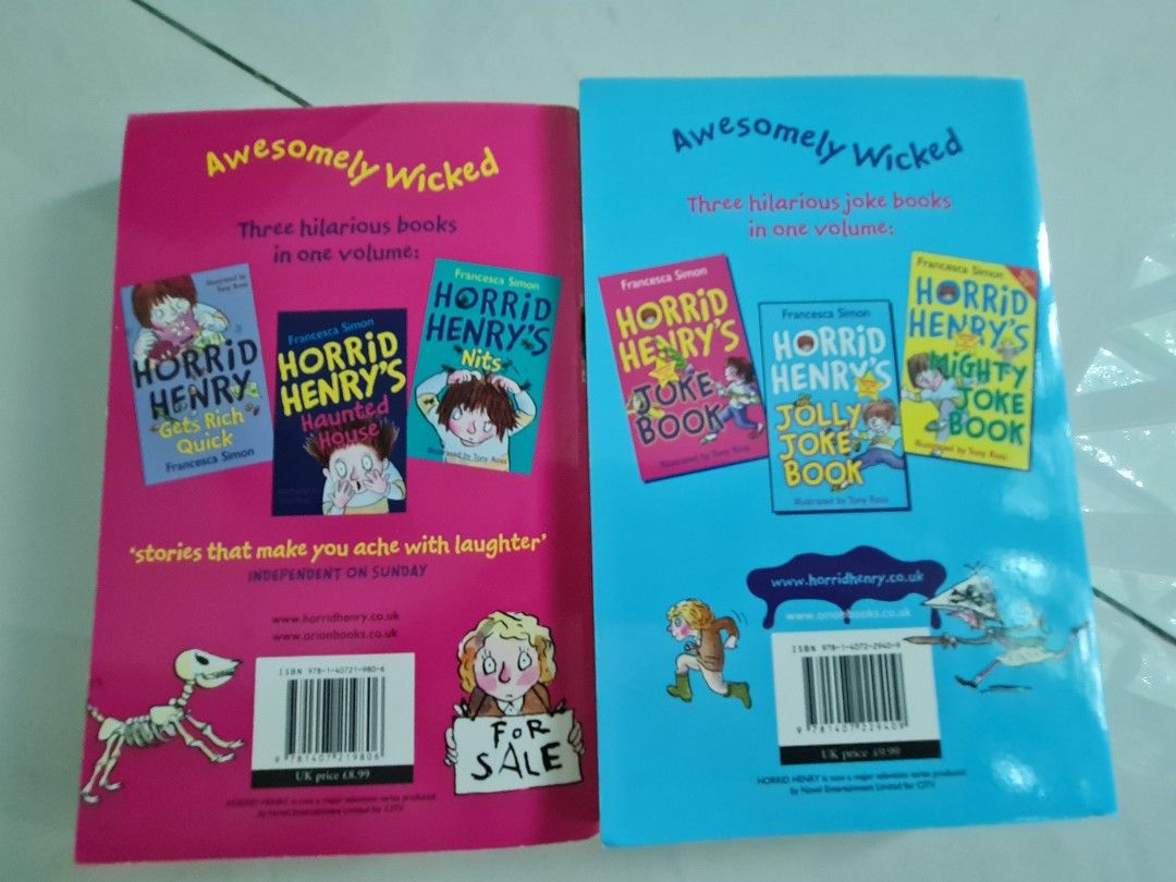 Horrid Henry 3 in 1 (2 books), Hobbies & Toys, Books & Magazines ...