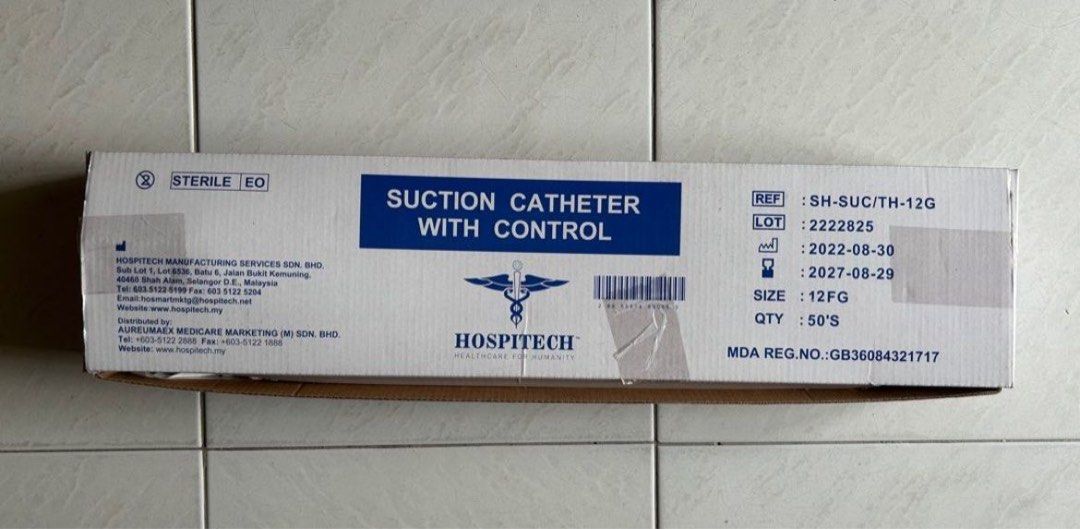 Hospitech Suction catheter, Health & Nutrition, Assistive ...
