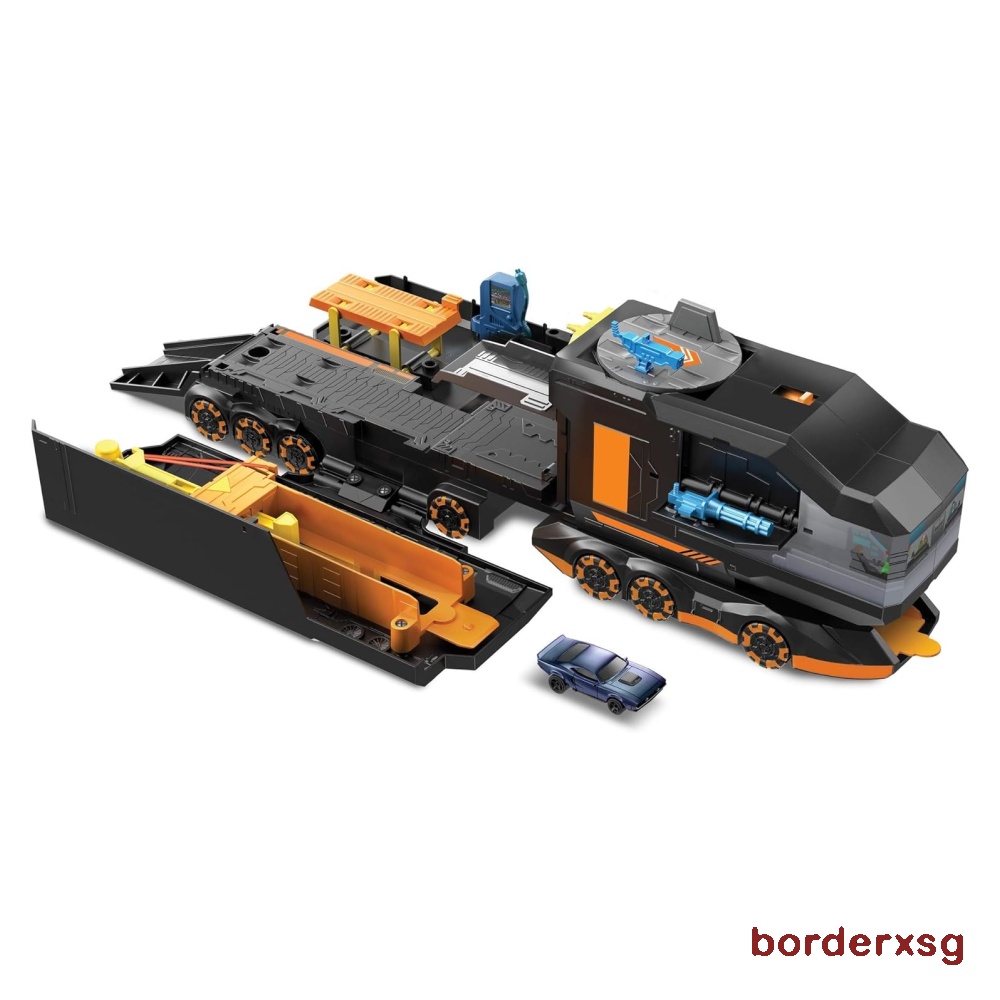 Hot Wheels Fast & Furious Spy Command Hauler Play Set Transporter Great ...