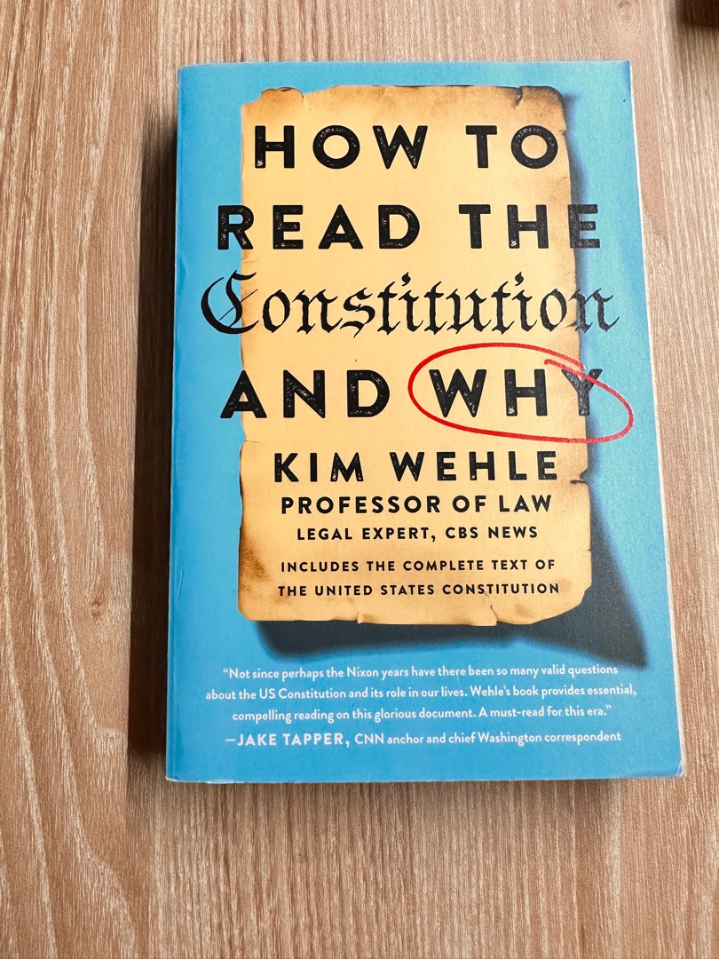 How to Read the Constitution and Why, Hobbies & Toys, Books & Magazines ...