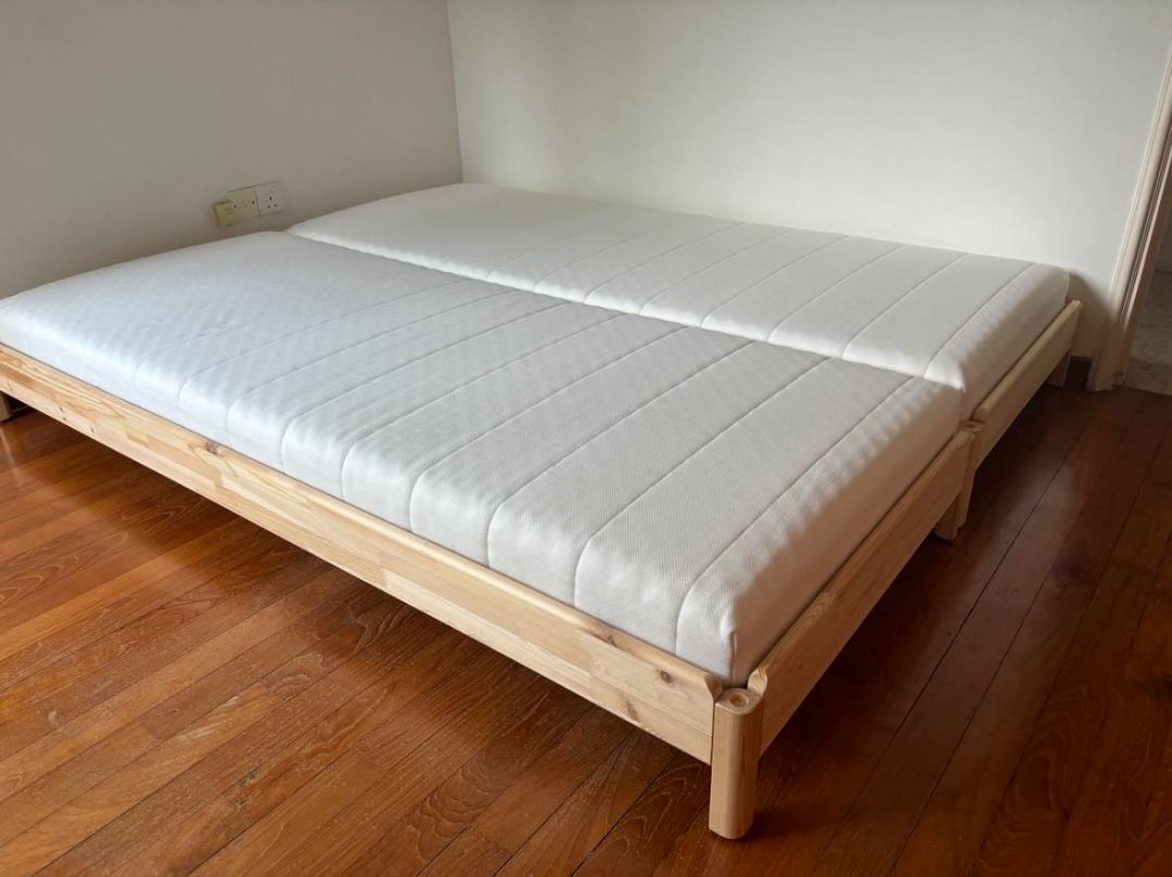 IKEA Stack Single Beds - Versatile, great for Guest Room/ Sleepovers ...