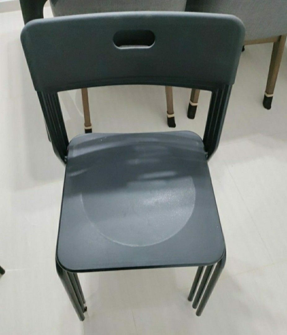 Ikea stackable chair, Furniture & Home Living, Furniture, Chairs on ...