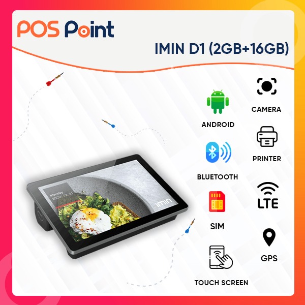 IMin D1 - Android 10.1 Tablet POS with built-in 57mm Printer, Computers ...