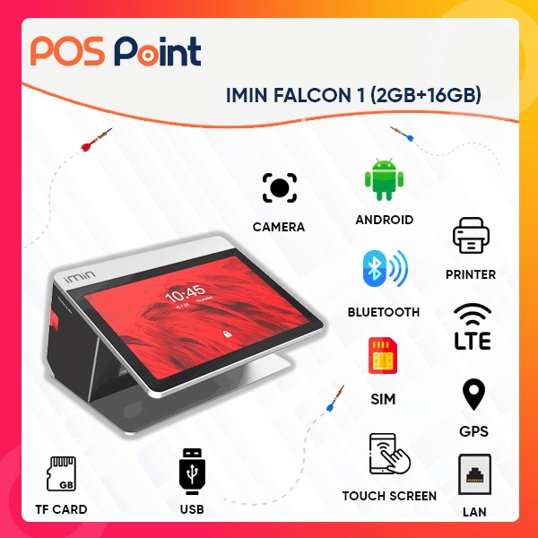 IMin Falcon 1 - Android 10.1 Tablet POS with inbuilt 80mm Printer, Computers & Tech, Office ...
