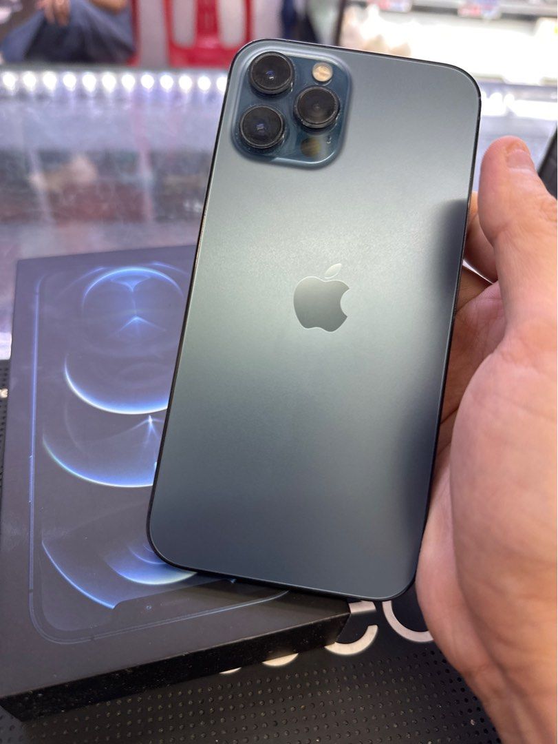 iPhone 12 Pro Max Pacific Blue 256GB, Mobile Phones & Gadgets, Mobile ...