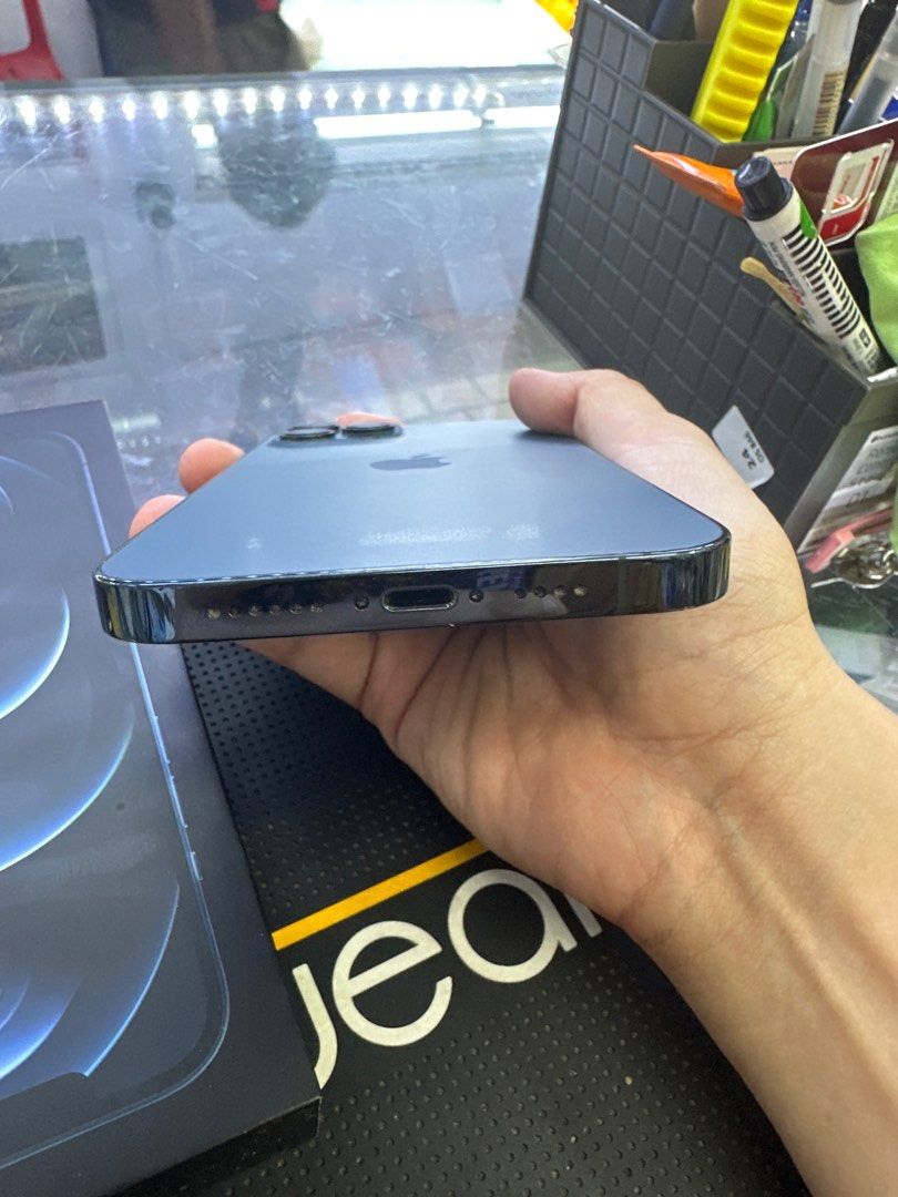 iPhone 12 Pro Max Pacific Blue 256GB, Mobile Phones & Gadgets, Mobile ...