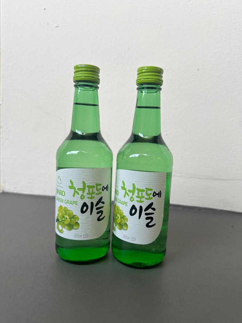Jinro Green Grape Soju, Food & Drinks, Alcoholic Beverages on Carousell