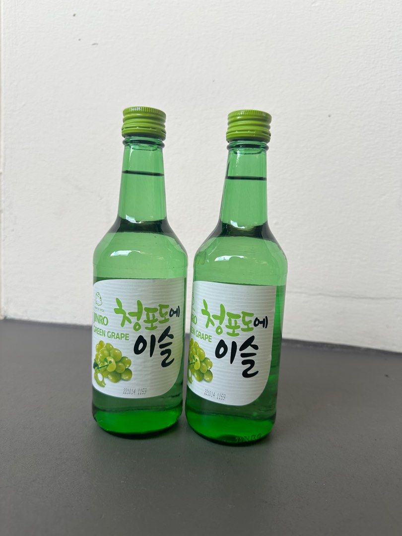 Jinro Green Grape Soju, Food & Drinks, Alcoholic Beverages on Carousell