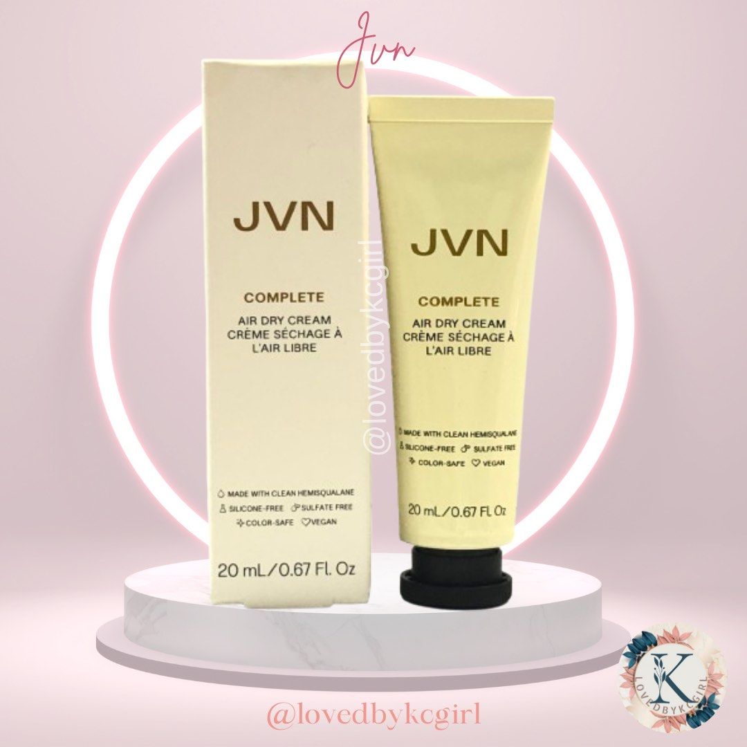 JVN complete air dry hair styling cream 20mL, Beauty & Personal Care ...