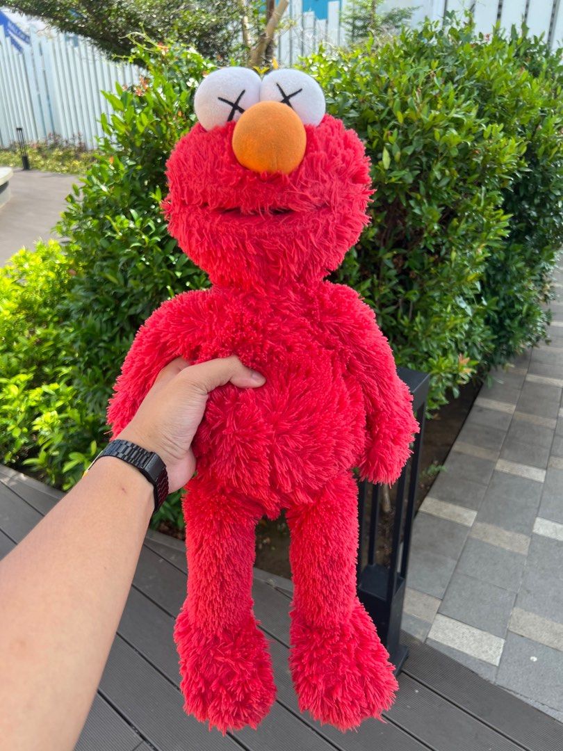 Kaws Elmo Uniqlo Stuff Toy, Hobbies & Toys, Toys & Games on Carousell