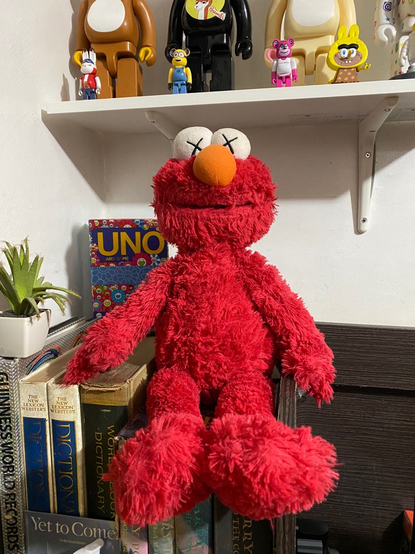 Kaws Elmo Uniqlo Stuff Toy, Hobbies & Toys, Toys & Games on Carousell