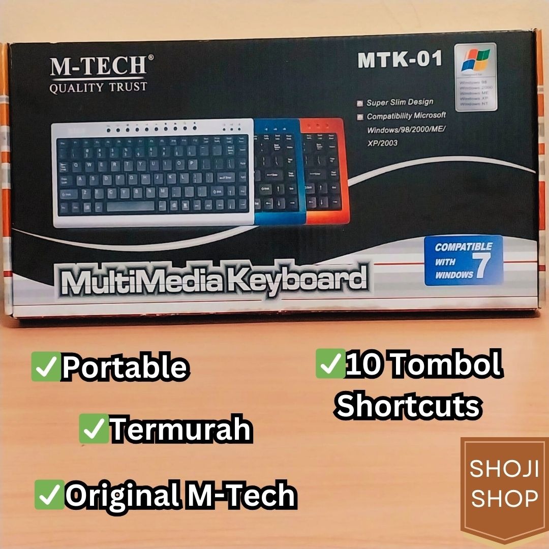 Keyboard Mini Multimedia M-Tech MTK-01 USB Original, Elektronik, Bagian ...